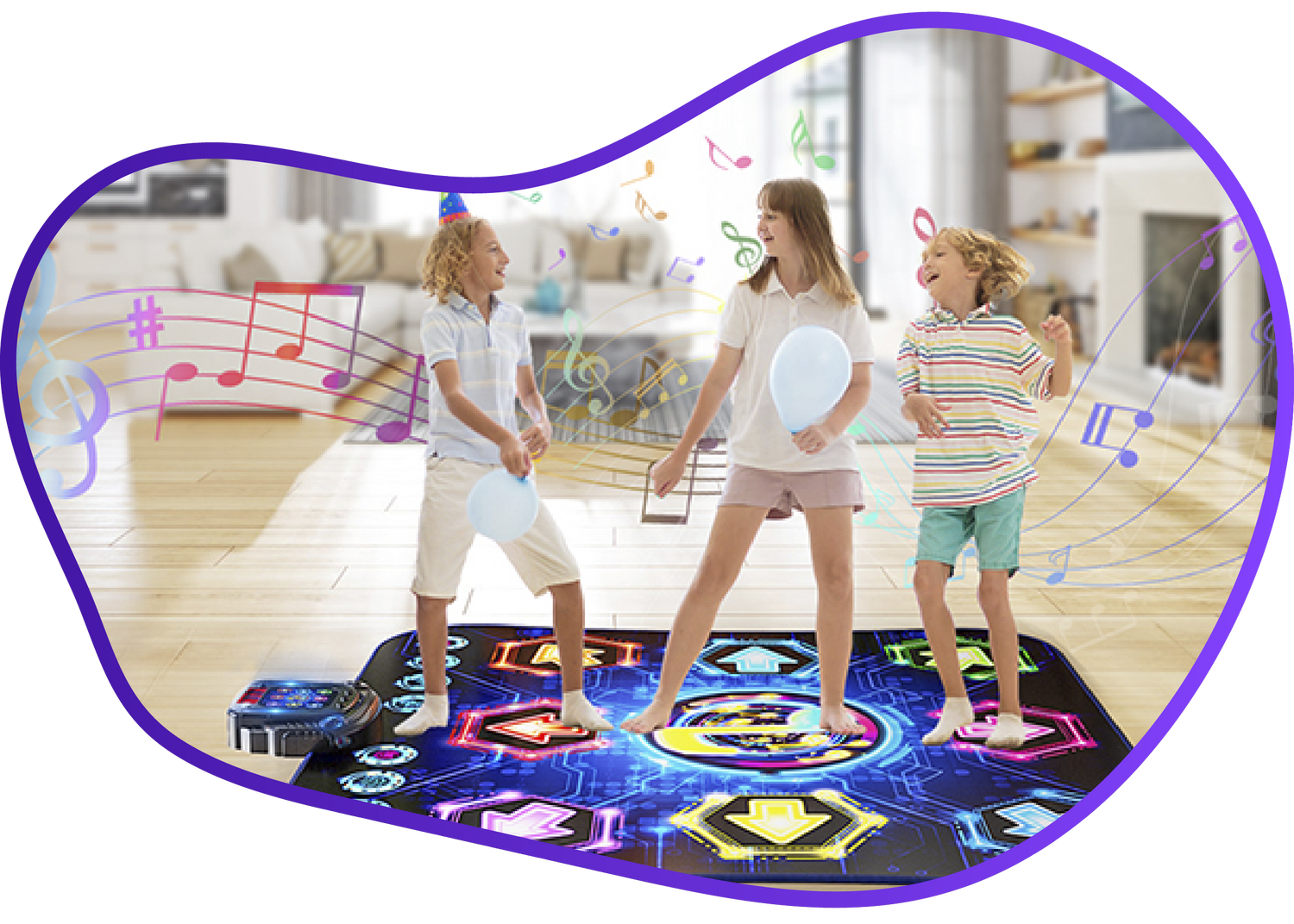 🔥(FREE SHIPPING)🔔 💖 Diozoo™ Led Bluetooth Kids Dance Mat – Dio Zoo
